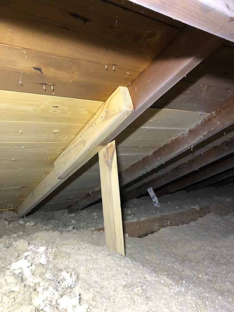 Improper rafter repair, right? - Structural Inspections - InterNACHI®️ ...