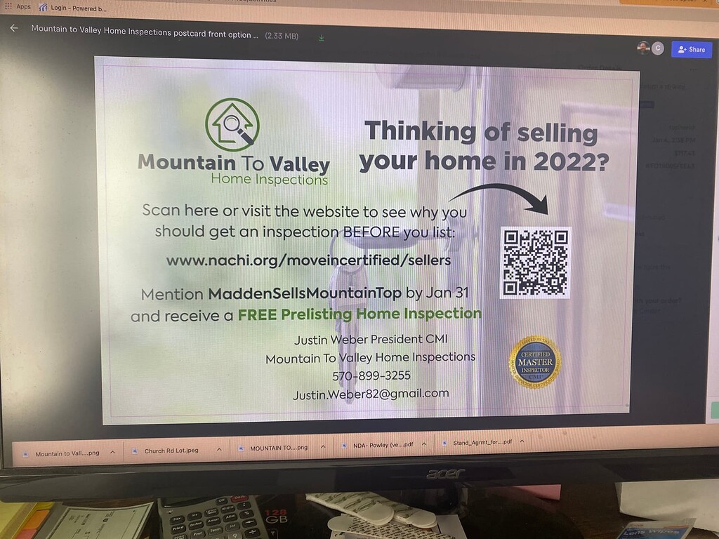 I came across this CMI® seller-inspection postcard - Certified Master ...