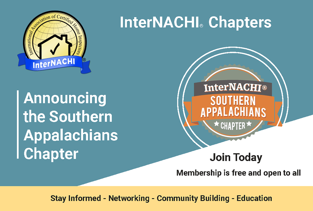 New NC Chapter - Southern Appalachians - North Carolina Home Inspectors - InterNACHI®️ Forum
