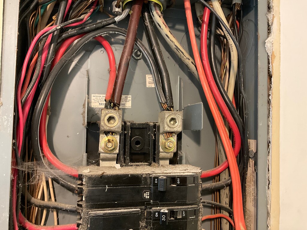 Electric main lug has the main line and another line to the Main Breaker - Electrical ...