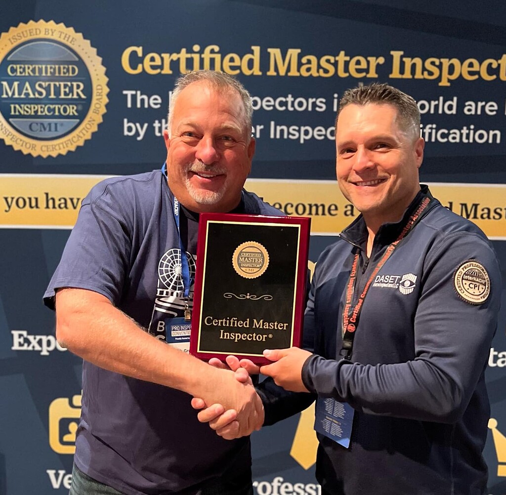 Hot PIC of CMI® being awarded - Certified Master Inspector (CMI ...