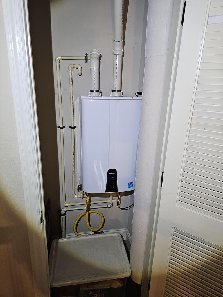 Condensate on a high efficiency tankless - InterNACHI®️ Forum