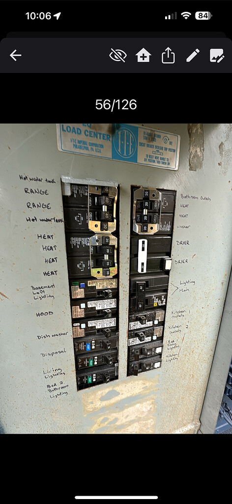 EQ Load center . Should breakers be labeled “ main disconnect “ on a ...