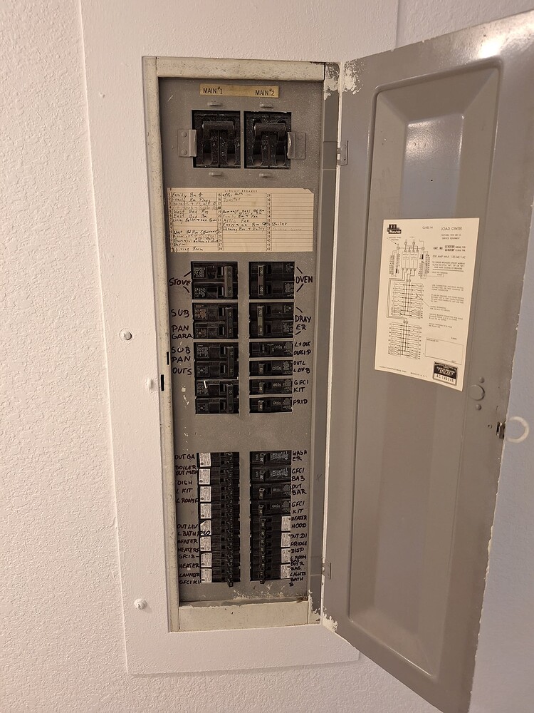 Main panel with 2 main disconnects? - InterNACHI®️ Forum