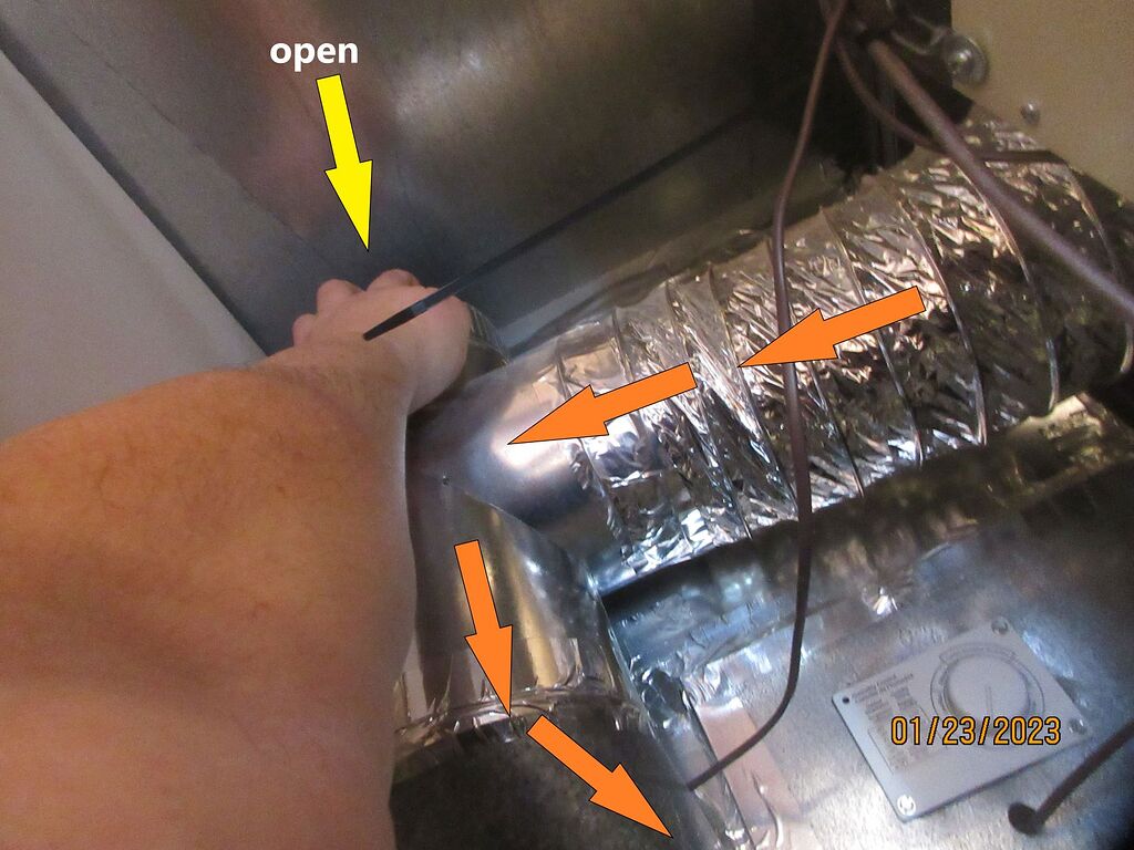 Open duct over HRV fresh air supply to furnace - InterNACHI®️ Forum