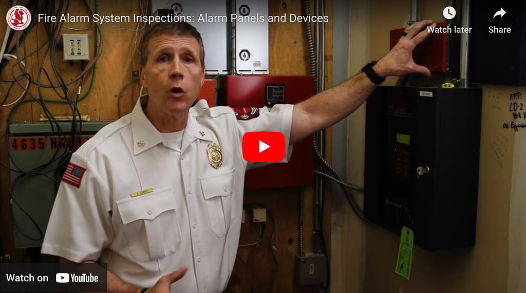 Fire Alarm System Inspections: Alarm Panels and Devices with Fire ...