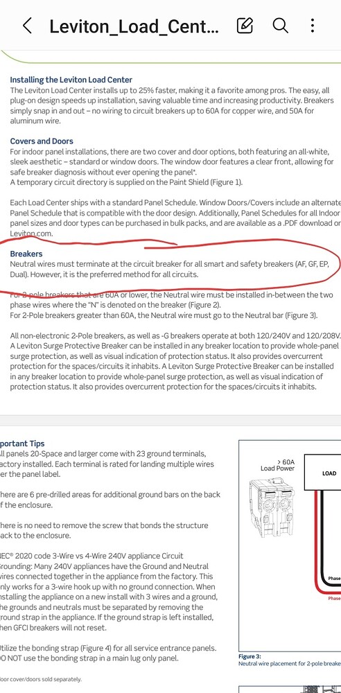 Leviton Load Center - Electrical Inspections - InterNACHI®️ Forum