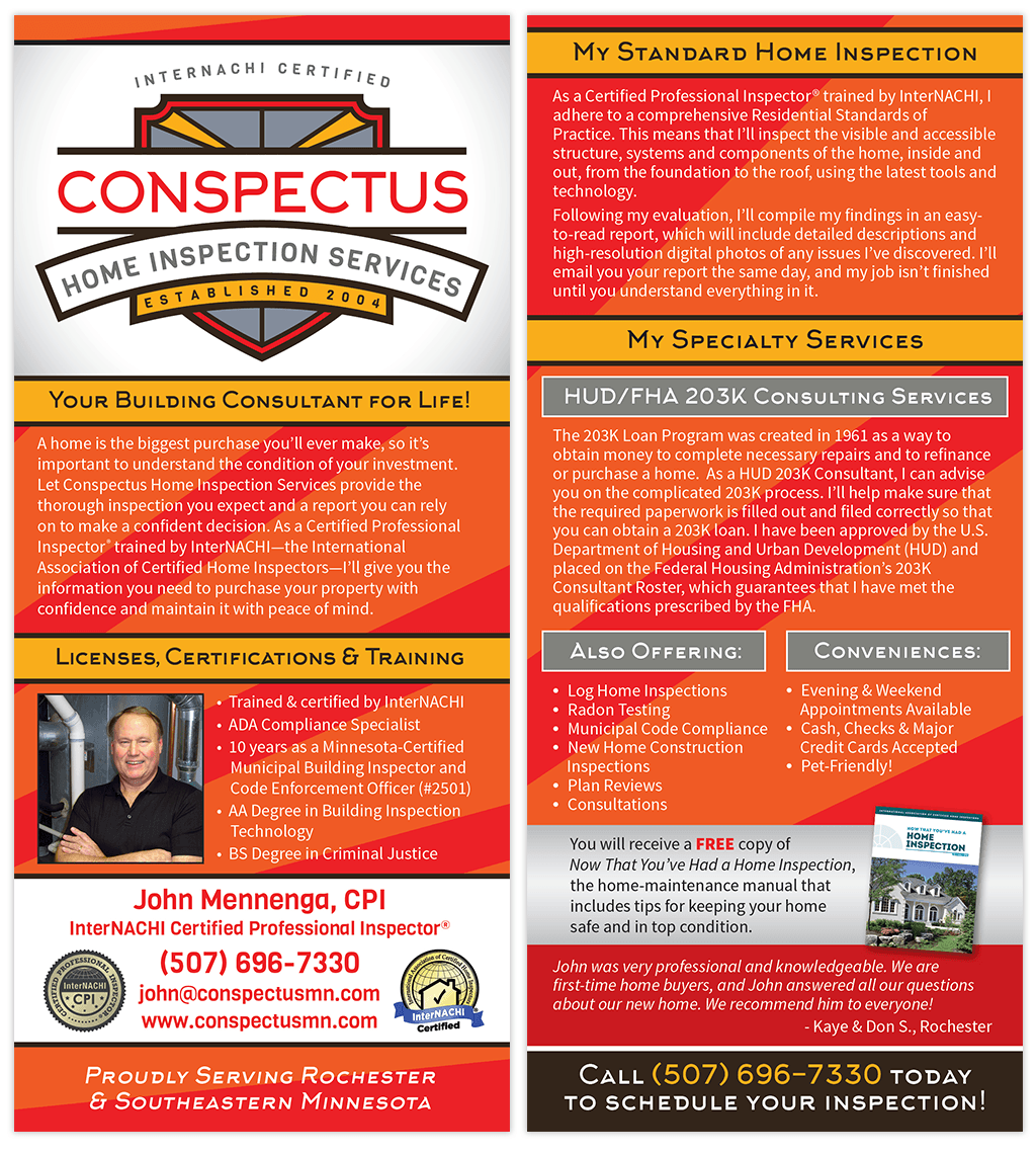 new FREE rack card, business card and sticker designs for Conspectus ...
