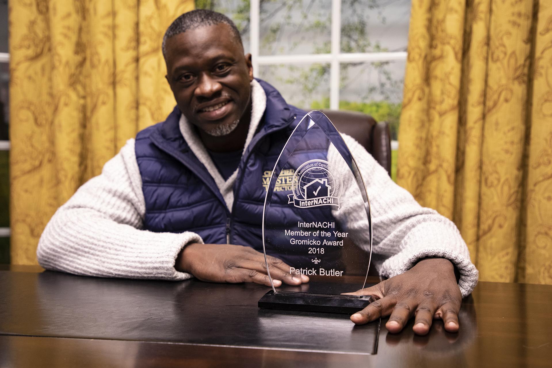 Pat Butler Wins 2018 InterNACHI® Member of the Year! - InterNACHI®️ Forum