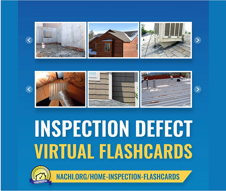 Inspection Defect And Virtual Flashcards Internachi®️ Forum