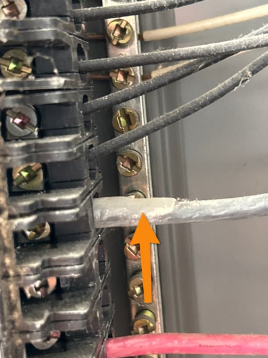 Ya ya another burnt wire question - InterNACHI®️ Forum