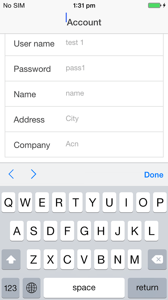 Cursor issue with ionic keyboard - ionic-v1 - Ionic Forum