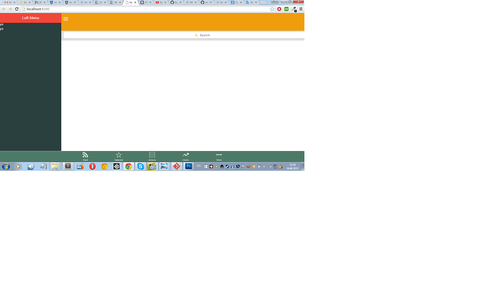 When i'm open side menu, it does not display at footer - ionic-v1 - Ionic Forum