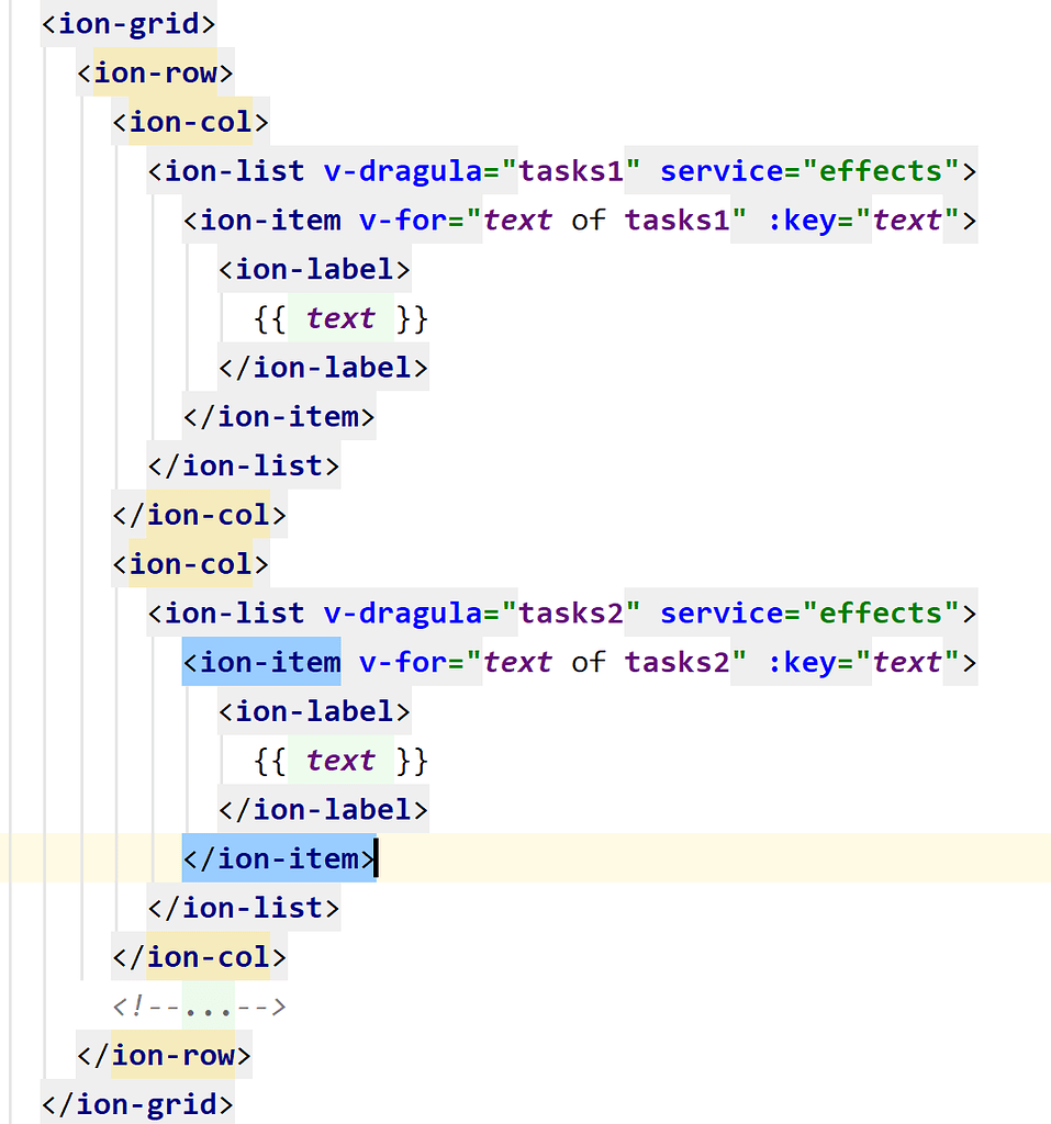 Vue2-dragula drag operation doesn't work - Ionic Vue - Ionic Forum