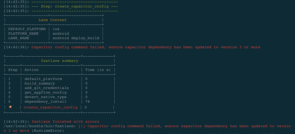 Appflow Automation Build Error Ask Upgrade To Version 3 Appflow Ionic Forum