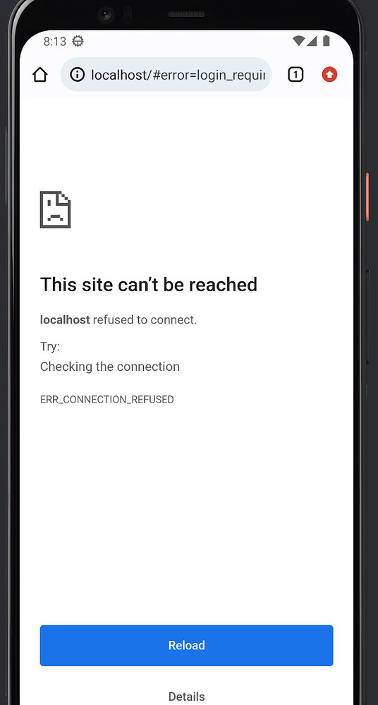 Localhost is not found in capacitor mobile app built from angular - Capacitor - Ionic Forum