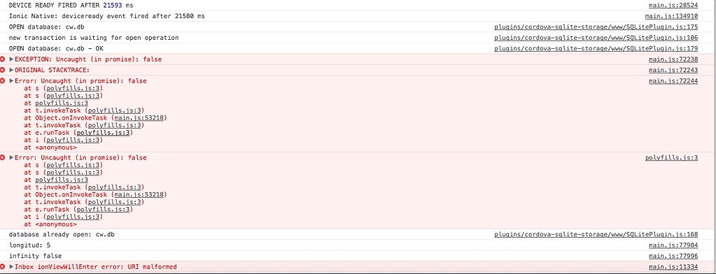 ionViewWillEnter error: URI malformed - ionic-v3 - Ionic Forum