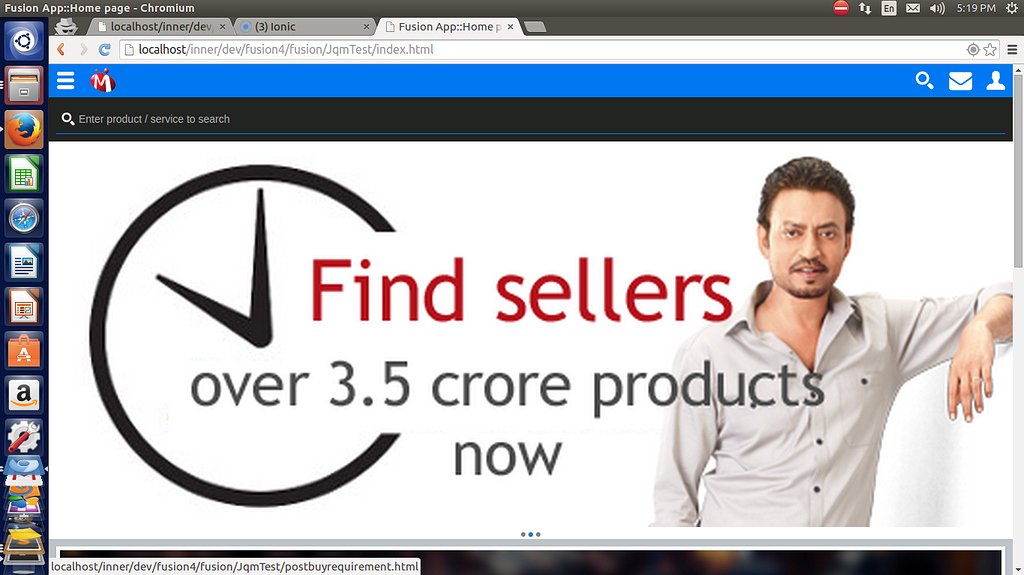 Header, navigation bar and left menu together - ionic-v1 - Ionic Forum