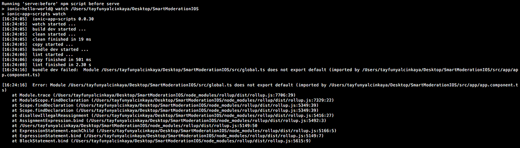 Error Module Does Not Export Default Please Help Me Ionic V3