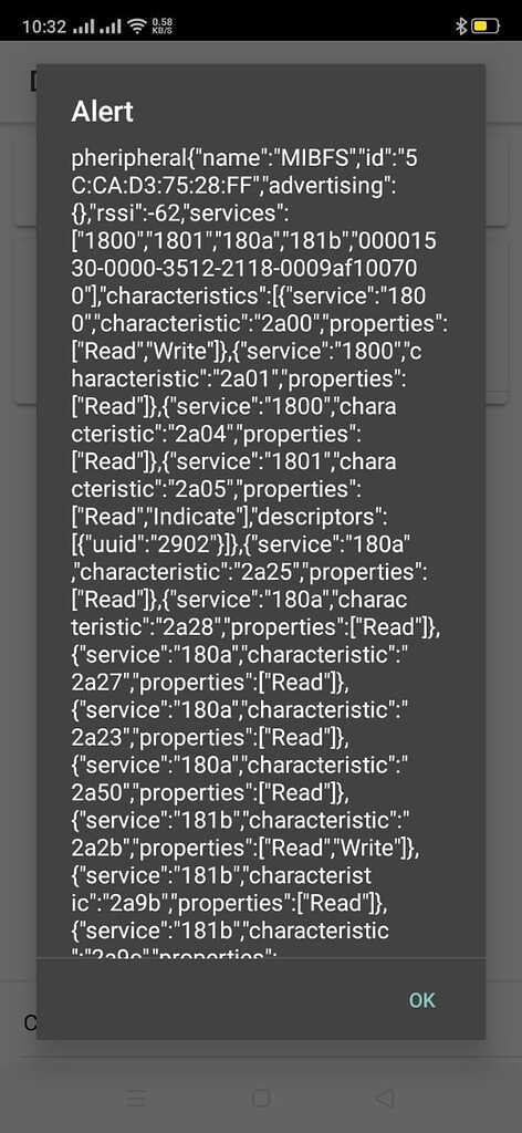 Ionic Bluetooth Read Data For Mi Smart Scale Data Ionic Framework Ionic Forum