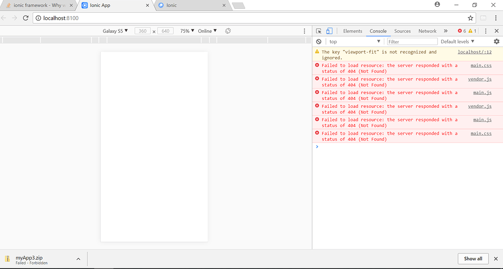 Failed to load resource - ionic-v3 - Ionic Forum