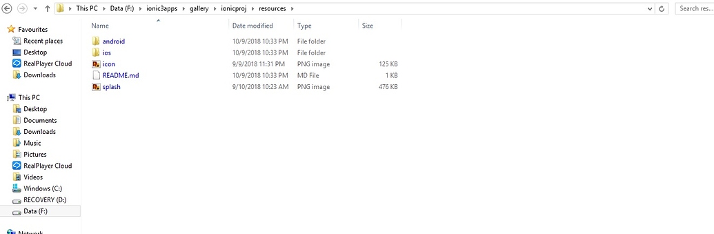 Error: Source path does not exist: resources/android/icon/drawable-hdpi-icon.png - ionic-v3 ...
