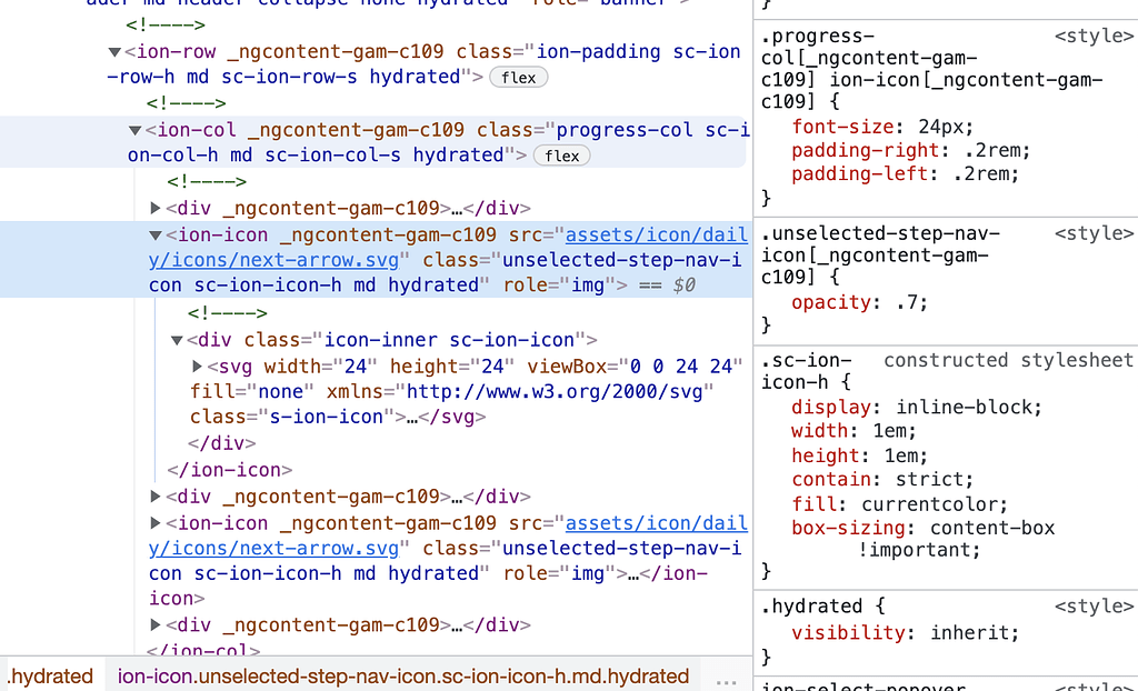 Ionic 5 Web App Chrome CSS Issues (sc-ion class added) - Ionic Framework - Ionic Forum