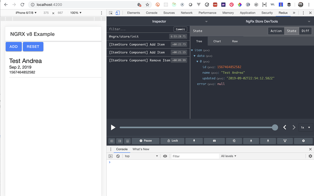 Sample App Using latest version of ngrx - demo - Ionic Forum