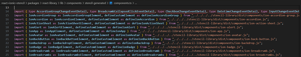 Using Ionic Comps. in Stencil Comps - Ionic React - Ionic Forum