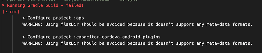Unable to get Capacitor to output web and mobile builds - Capacitor - Ionic Forum