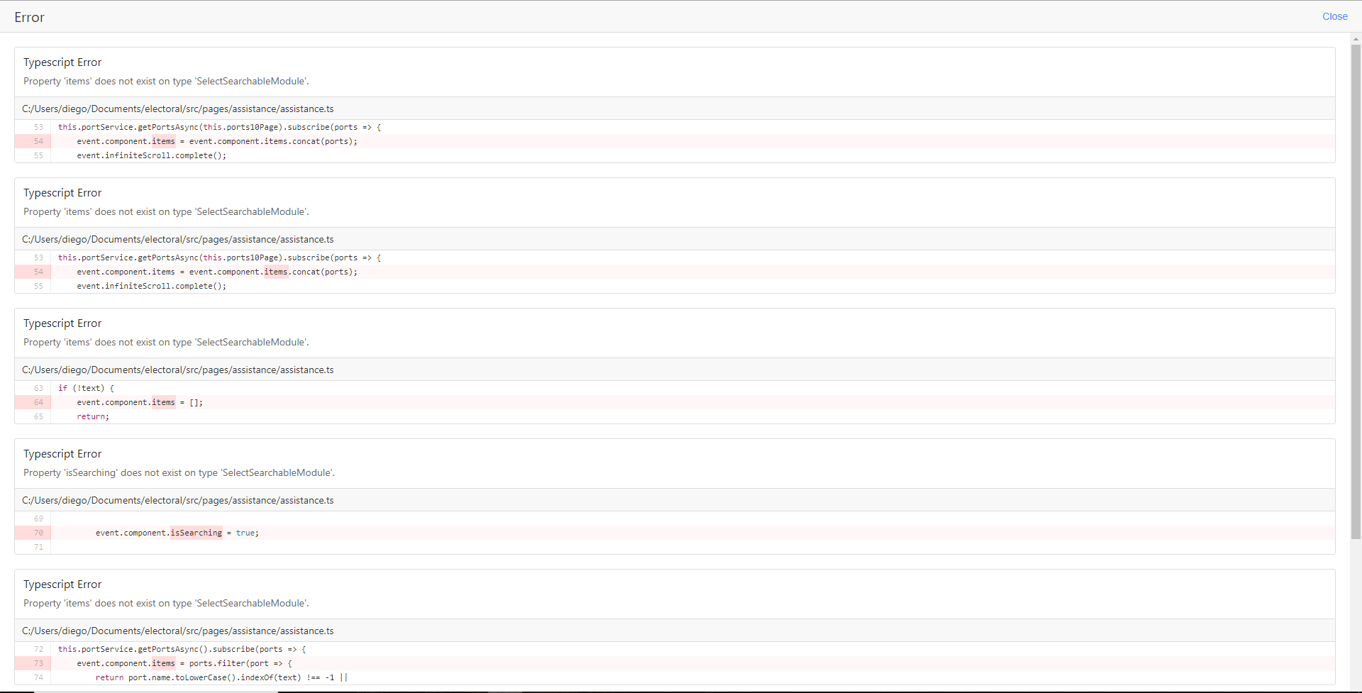 Ion Select With Searchbar Page 5 Demo Ionic Forum 