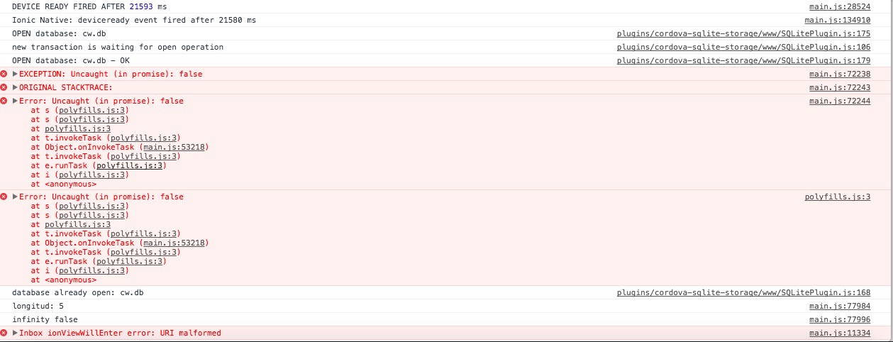 ionViewWillEnter error: URI malformed - ionic-v3 - Ionic Forum