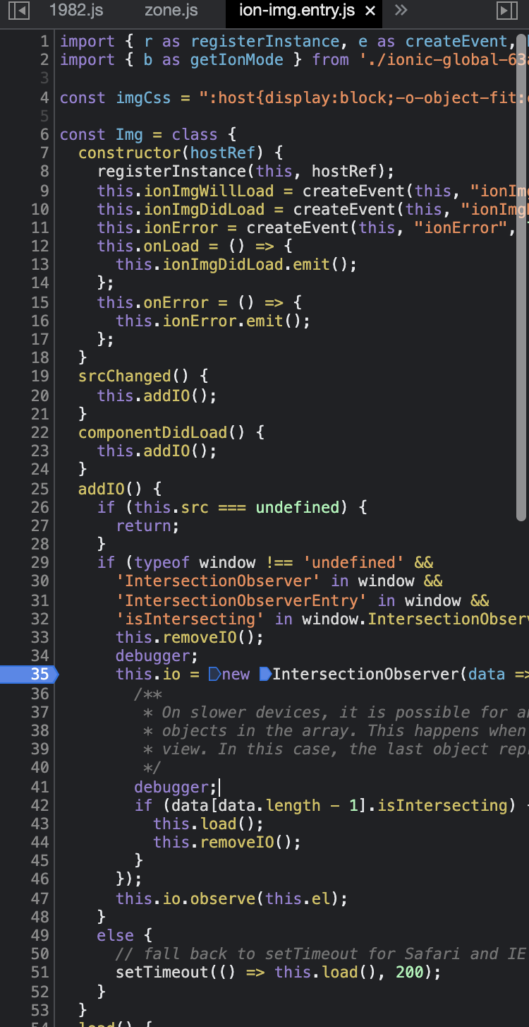 Ion-img is not working, Throw IntersectionObserver error - Ionic Angular - Ionic Forum