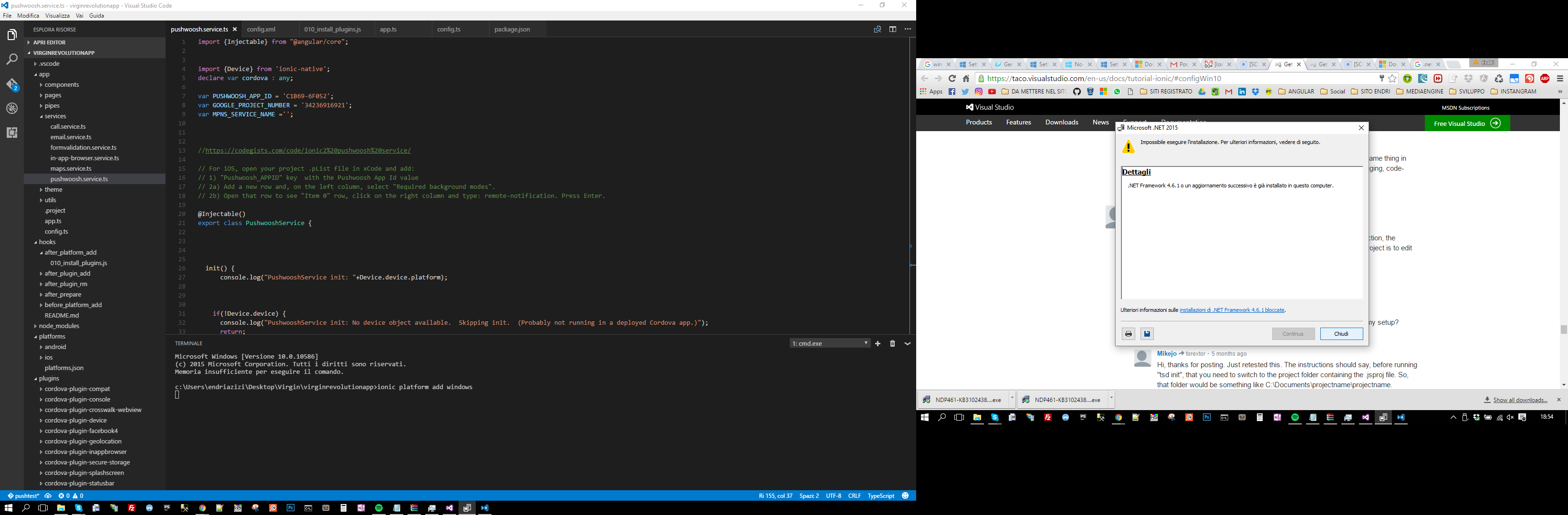 [SOLVED] Problem running windows platform on Windows 10 - Page 2 - ionic-v1 - Ionic Forum