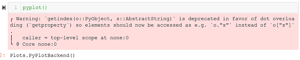 PyPlot warning? - Visualization - Julia Programming Language PyPlot warning? - Visualization - Julia Programming Language
