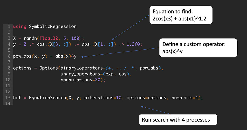 [ANN] SymbolicRegression.jl - distributed symbolic regression - Package Announcements - Julia ...