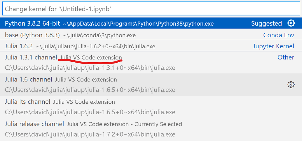 Notebook cells hung up in VS Code - New to Julia - Julia Programming Language