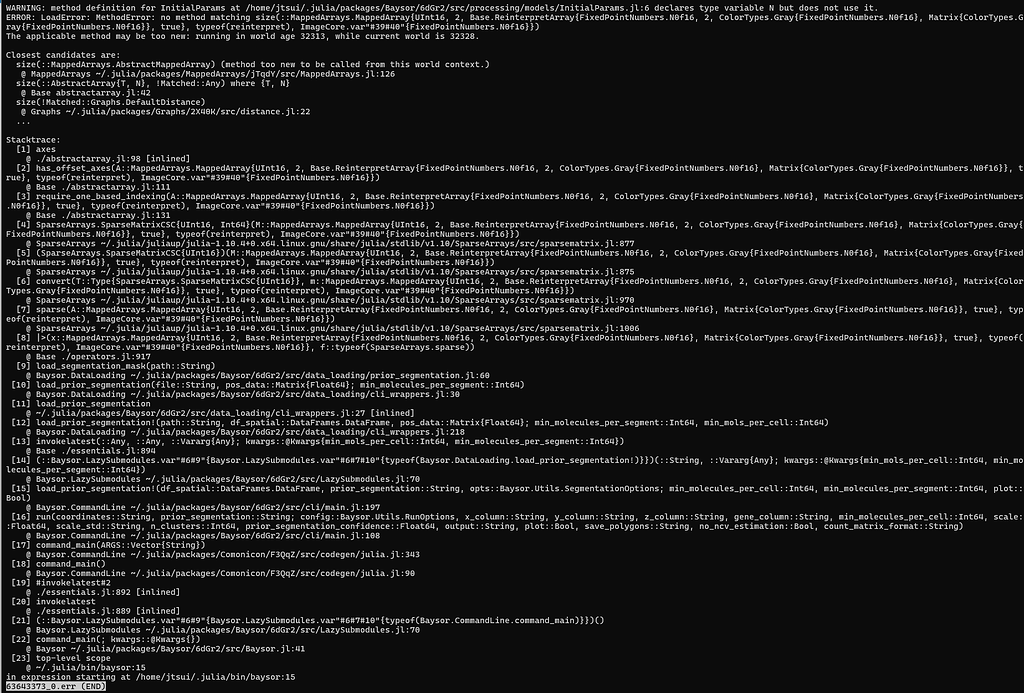 Tiff Image Cannot Be Loaded Returned Methoderror No Method Matching Size General Usage 