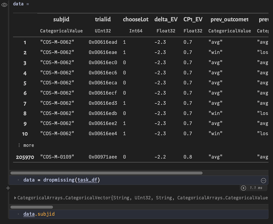 TuringGLM random effect variable format requirement - Probabilistic Programming - Julia ...