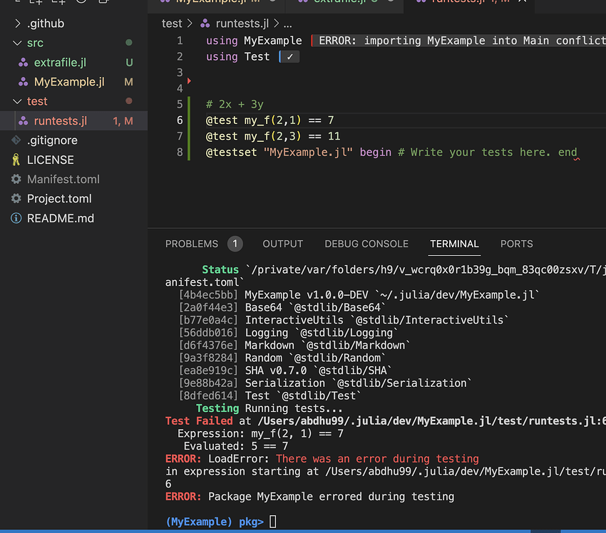 Making Package - New to Julia - Julia Programming Language