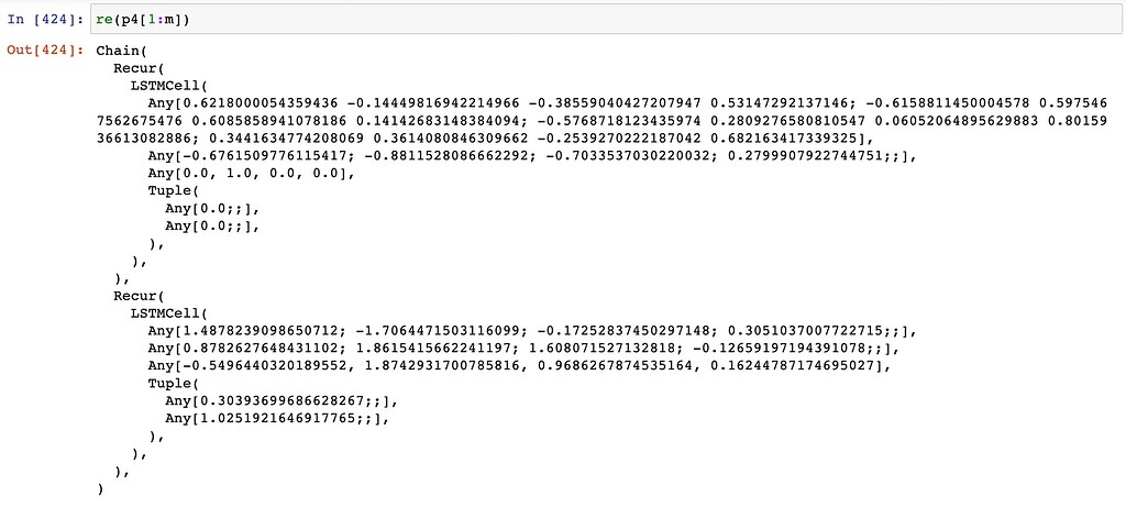 Problems on Flux.destructure() - Machine Learning - Julia Programming ...