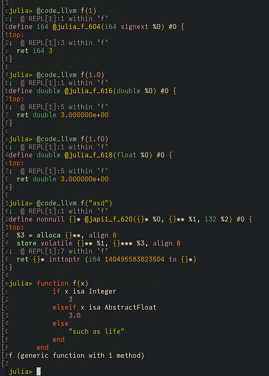 Performance benefits of multiple dispatch - Performance - Julia Programming Language