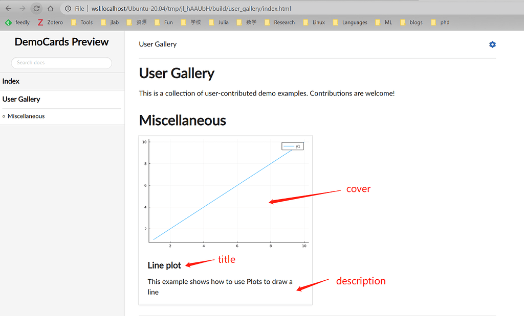 Call for Plots examples - Visualization - Julia Programming Language