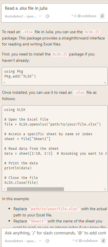 Read a .xlsx file - General Usage - Julia Programming Language