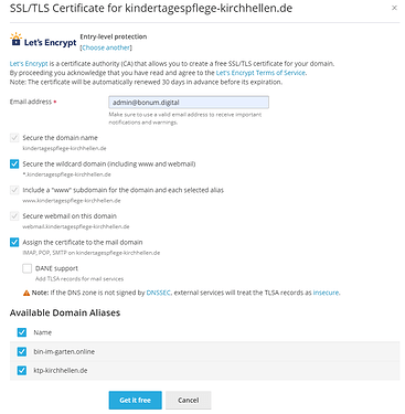 ERROR: Could not issue an SSL/TLS certificate - Help - Let's Encrypt Community Support