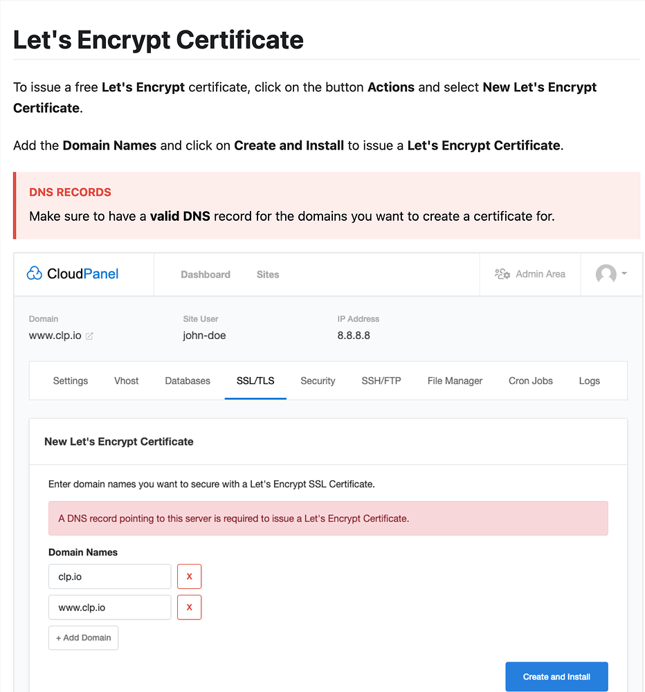 Using A records instead of DNS - Help - Let's Encrypt Community Support