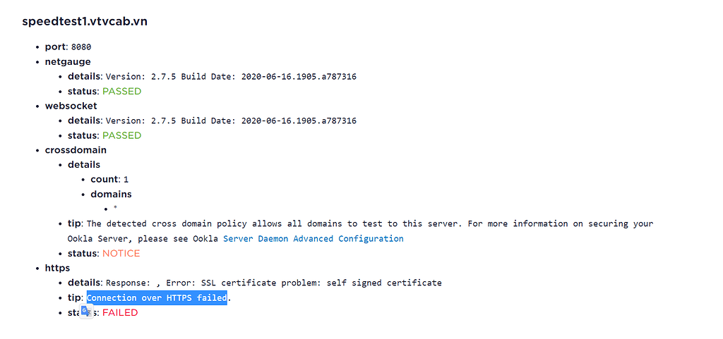 Host a speedtest server on Ookla - Help - Let's Encrypt Community Support