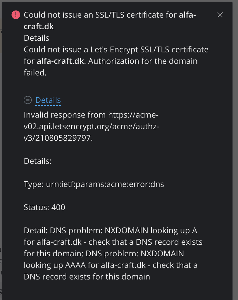 Issuing Ssl Certificates Error 400 Help Lets Encrypt Community Support