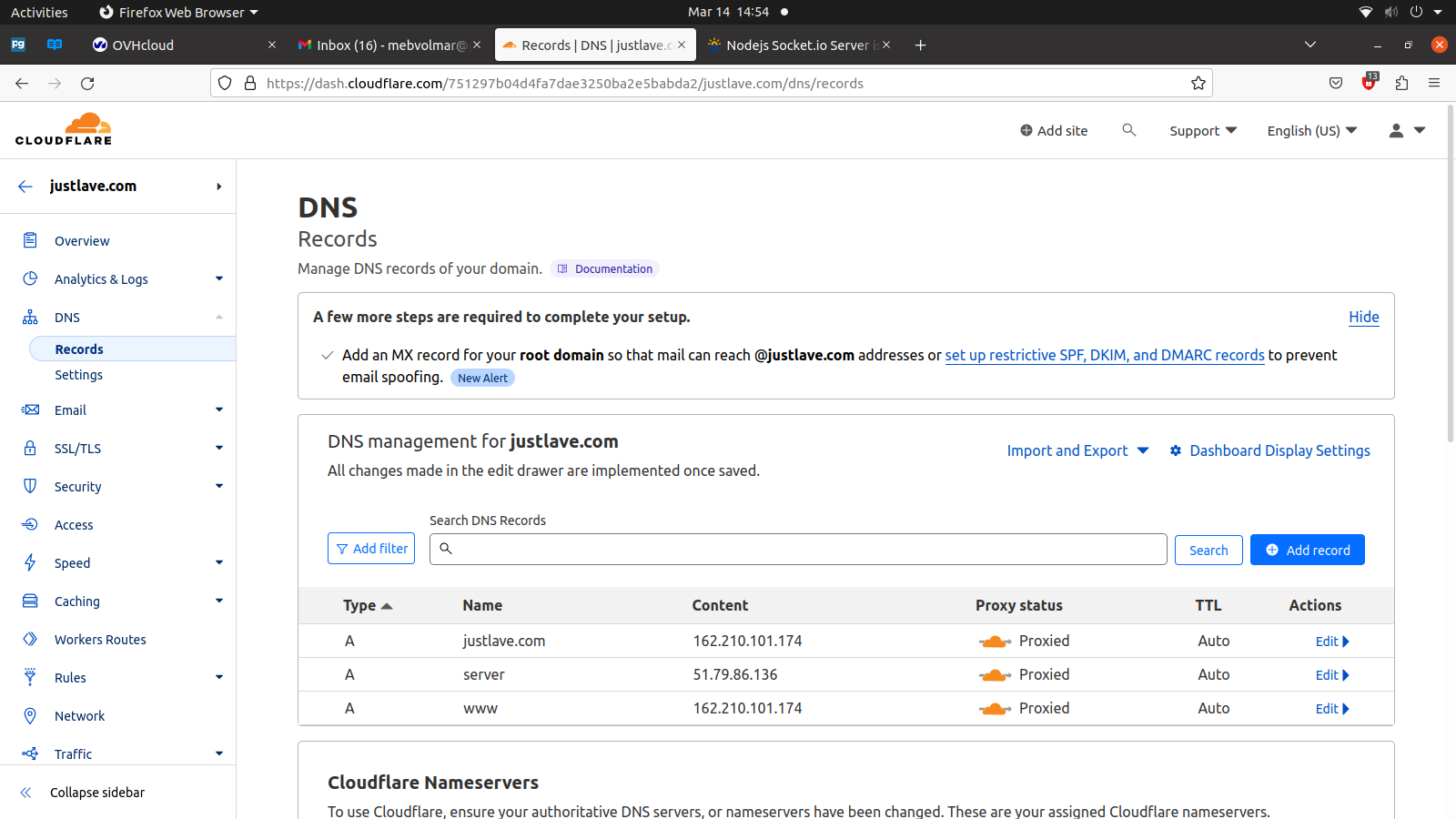 Nodejs Socket.io Server is listening but client doesn't reach server - Page 2 - Help - Let's ...