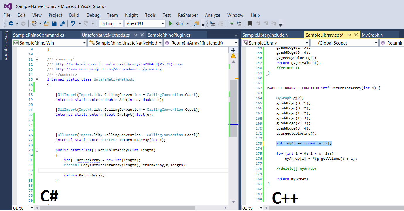 Pointer (array of int) from C++ to C# - Rhino Developer - McNeel Forum